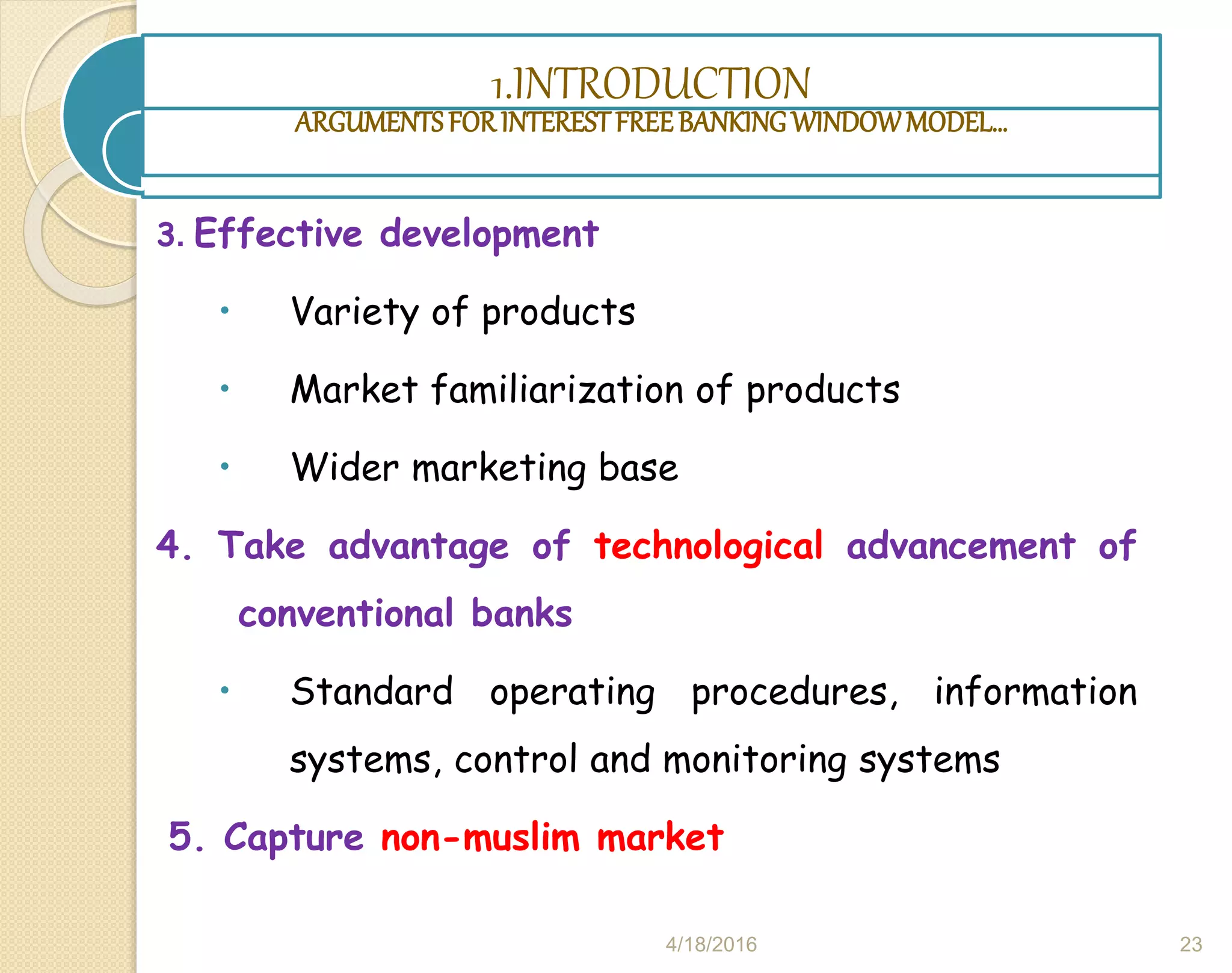 Fundamentals of Interest free banking (islamic Banking) | PPTX