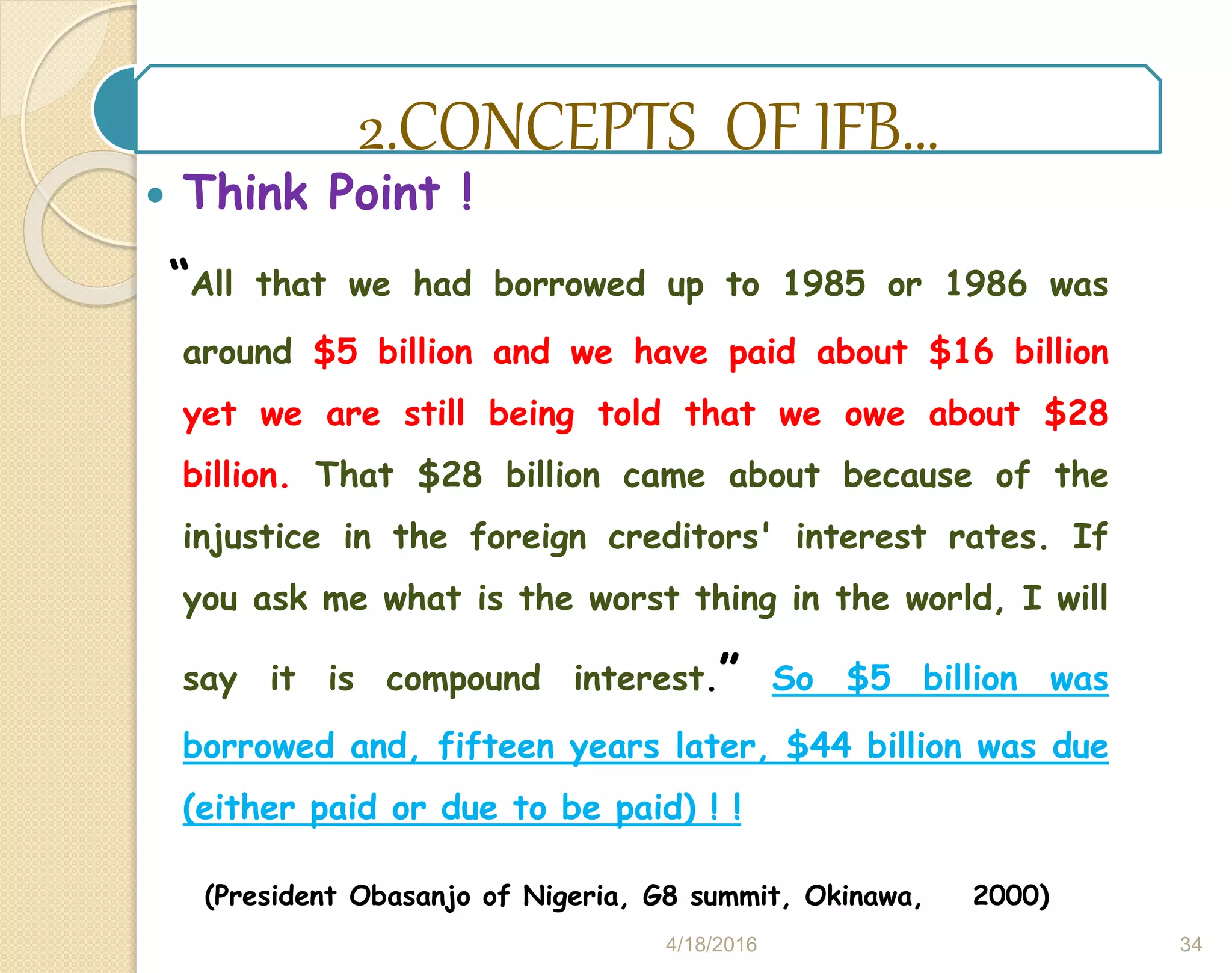Fundamentals of Interest free banking (islamic Banking) | PPTX