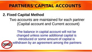 FUNDAMENTALS of Partnership firm, class 12 Accountancy | PPTX