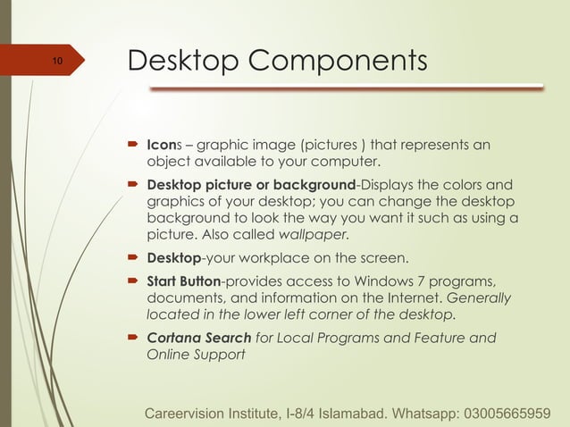Fundamentals Windows 10 and 11 - a basic-guide | PPTX