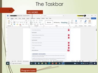 Fundamentals Windows 10 and 11 - a basic-guide | PPTX