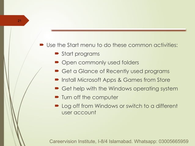 Fundamentals Windows 10 and 11 - a basic-guide | PPTX