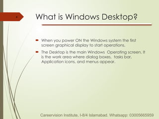 Fundamentals Windows 10 and 11 - a basic-guide | PPTX