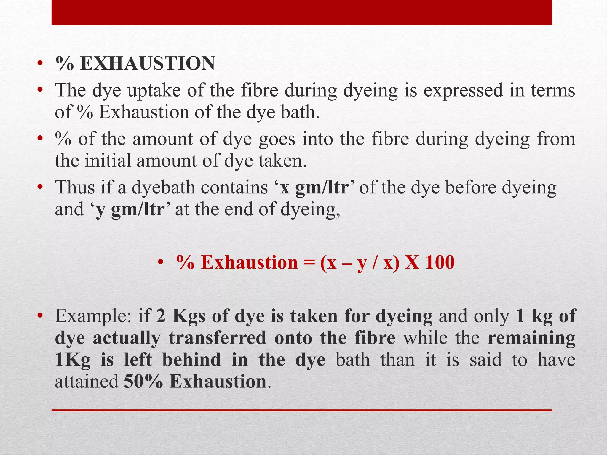 Fundamentals basic terminologies in dyeing | PPTX