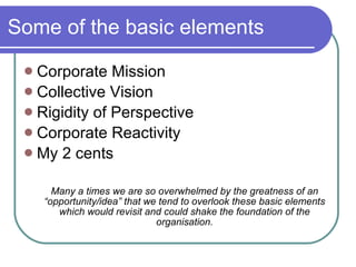Fundamental Elements of an Organisation | PPT