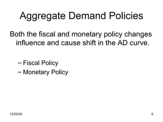 Fundamentals Of Aggregate Demand And Aggregate Supply | PPT