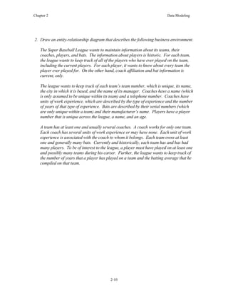 Fundamentals of Database Management Systems 2nd Edition Gillenson ...