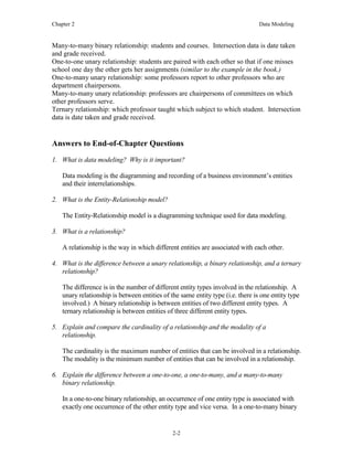 Fundamentals of Database Management Systems 2nd Edition Gillenson ...