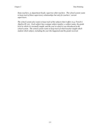 Fundamentals of Database Management Systems 2nd Edition Gillenson ...