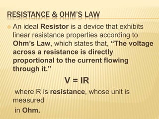 Fundamentals of-electric-circuit | PPTX