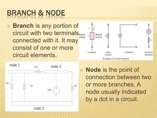 Fundamentals of-electric-circuit | PPTX