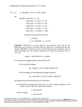 Fundamentals Of Engineering Economics 3th Edition Park Solutions Manual ...