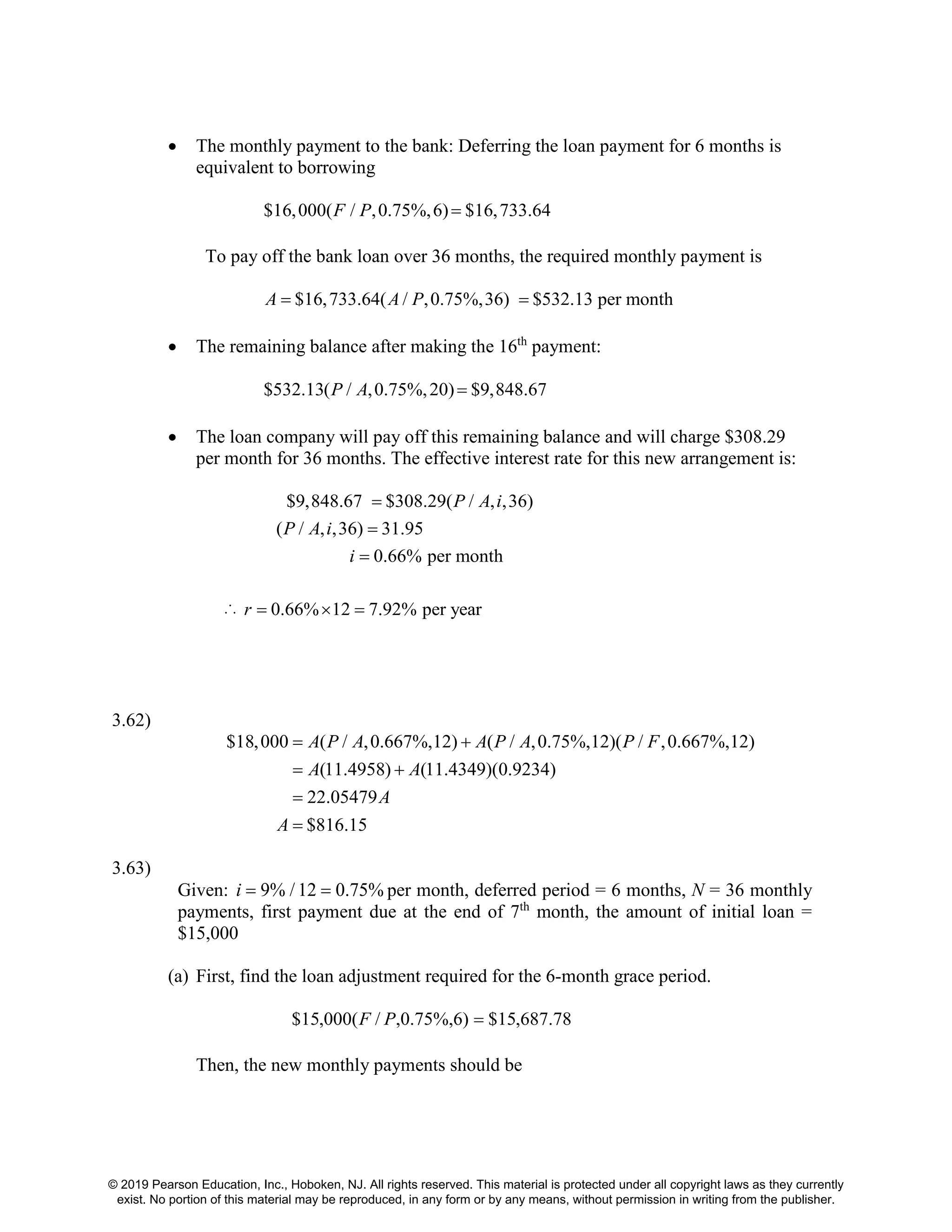 Fundamentals of Engineering Economics 4th Edition Park Solutions Manual | PDF