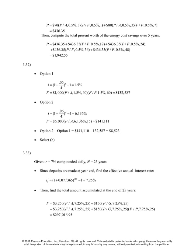 Fundamentals of Engineering Economics 4th Edition Park Solutions Manual