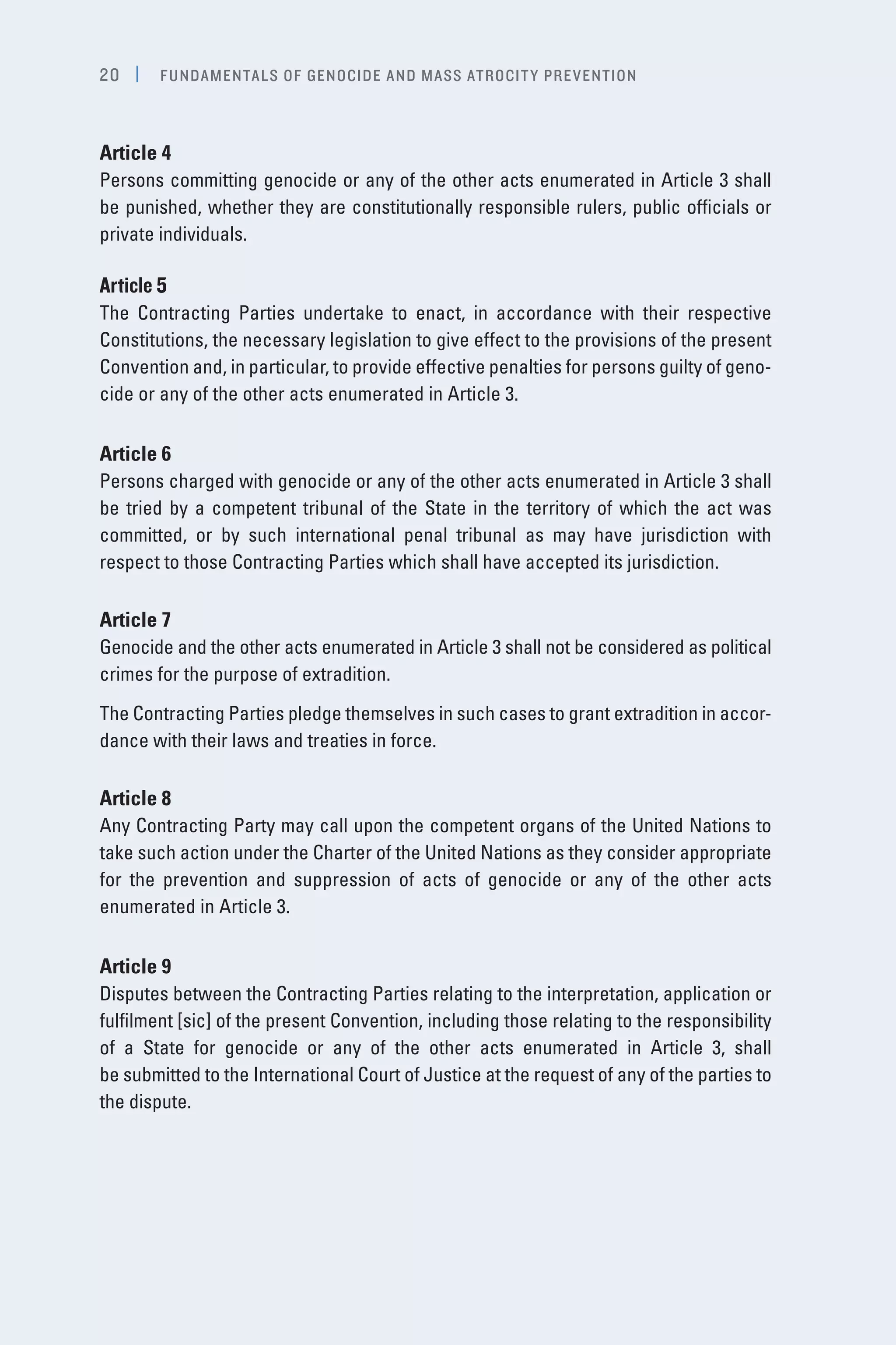 FUNDAMENTALS OF GENOCIDE AND MASS ATROCITY PREVENTION By Scott Straus | PDF