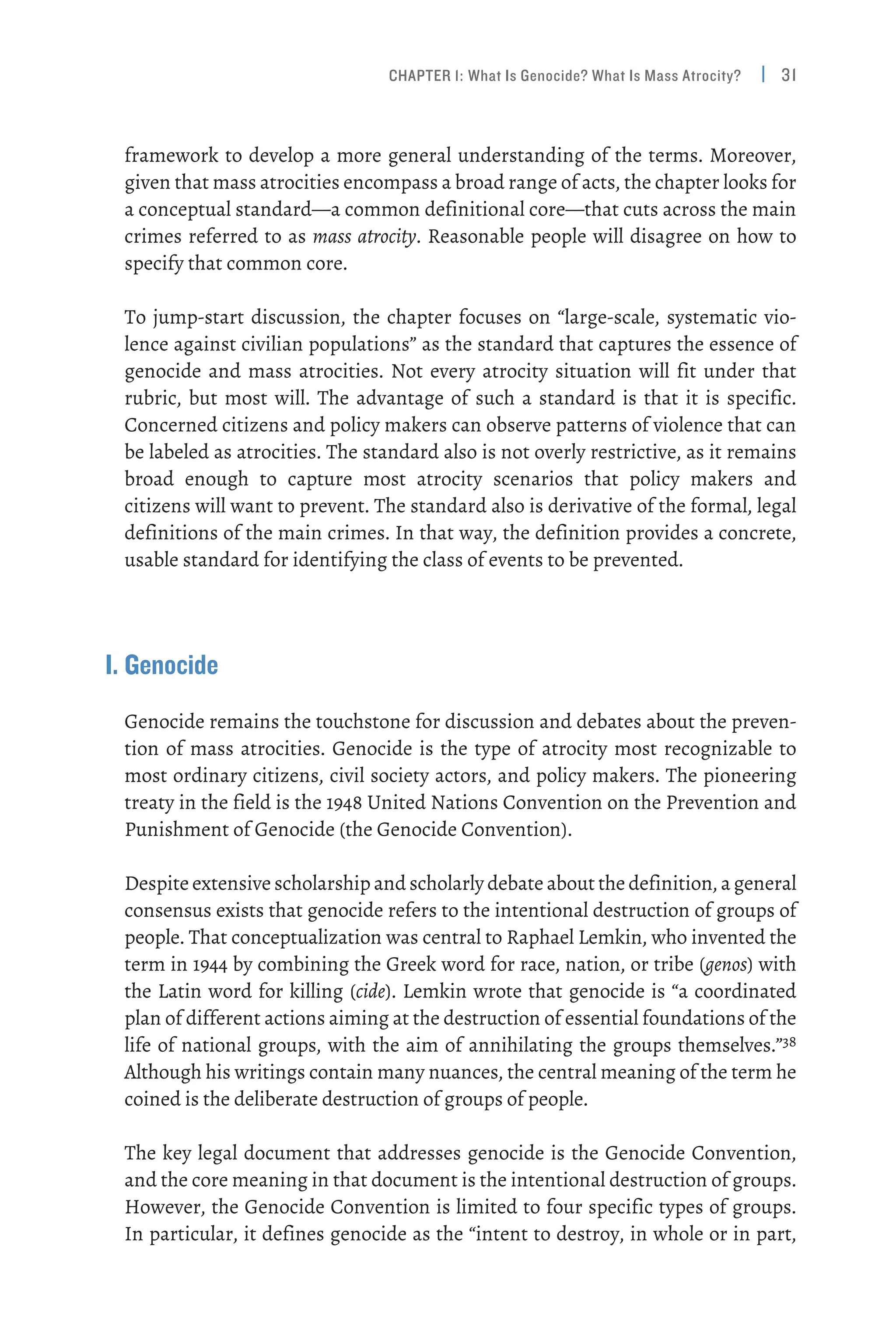 FUNDAMENTALS OF GENOCIDE AND MASS ATROCITY PREVENTION By Scott Straus | PDF