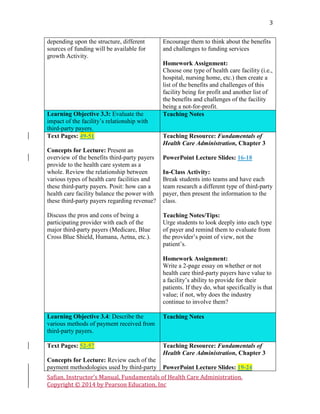 Fundamentals Of Health Care Administration 1st Edition Safian Solutions Manual | PDF