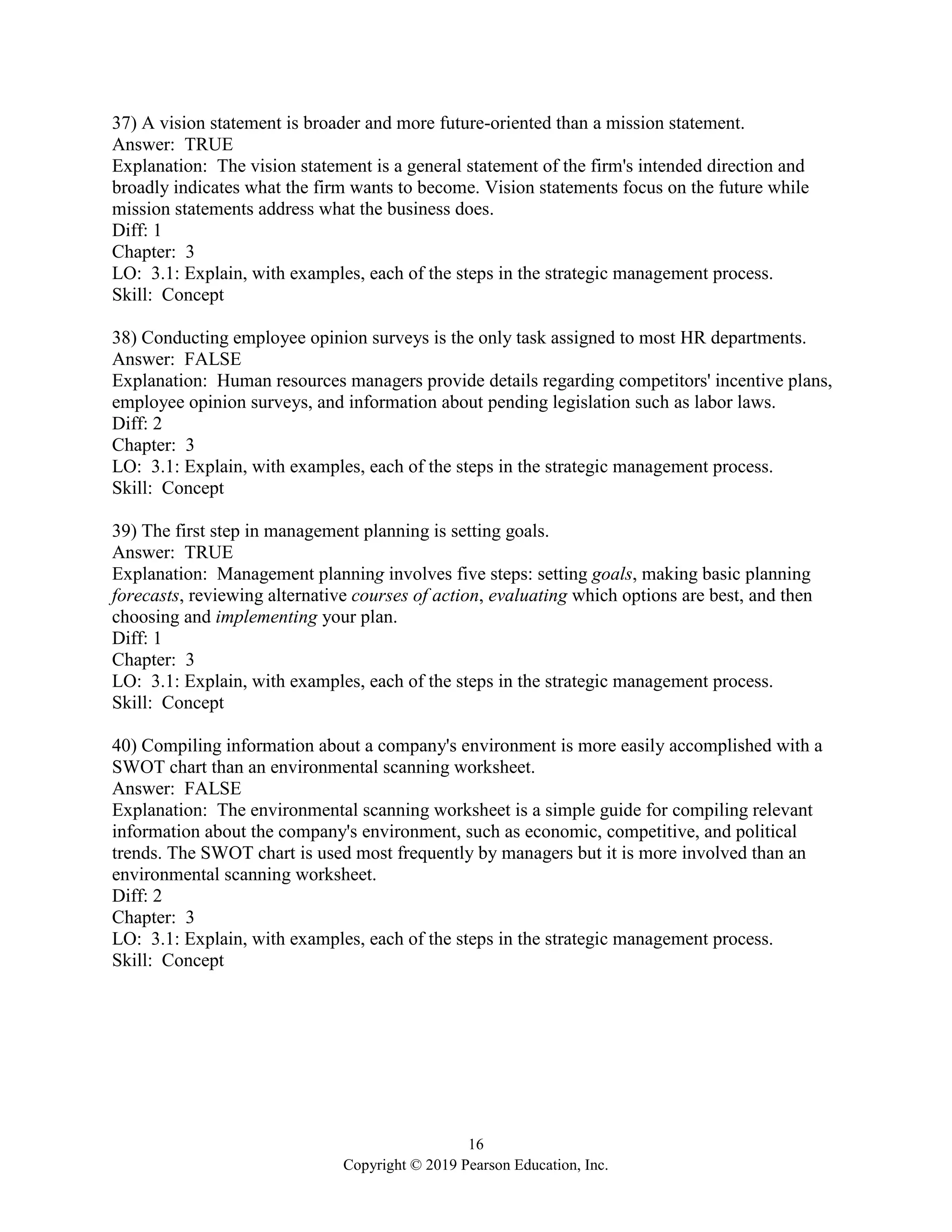 Fundamentals of Human Resource Management 5th Edition Dessler Test Bank ...