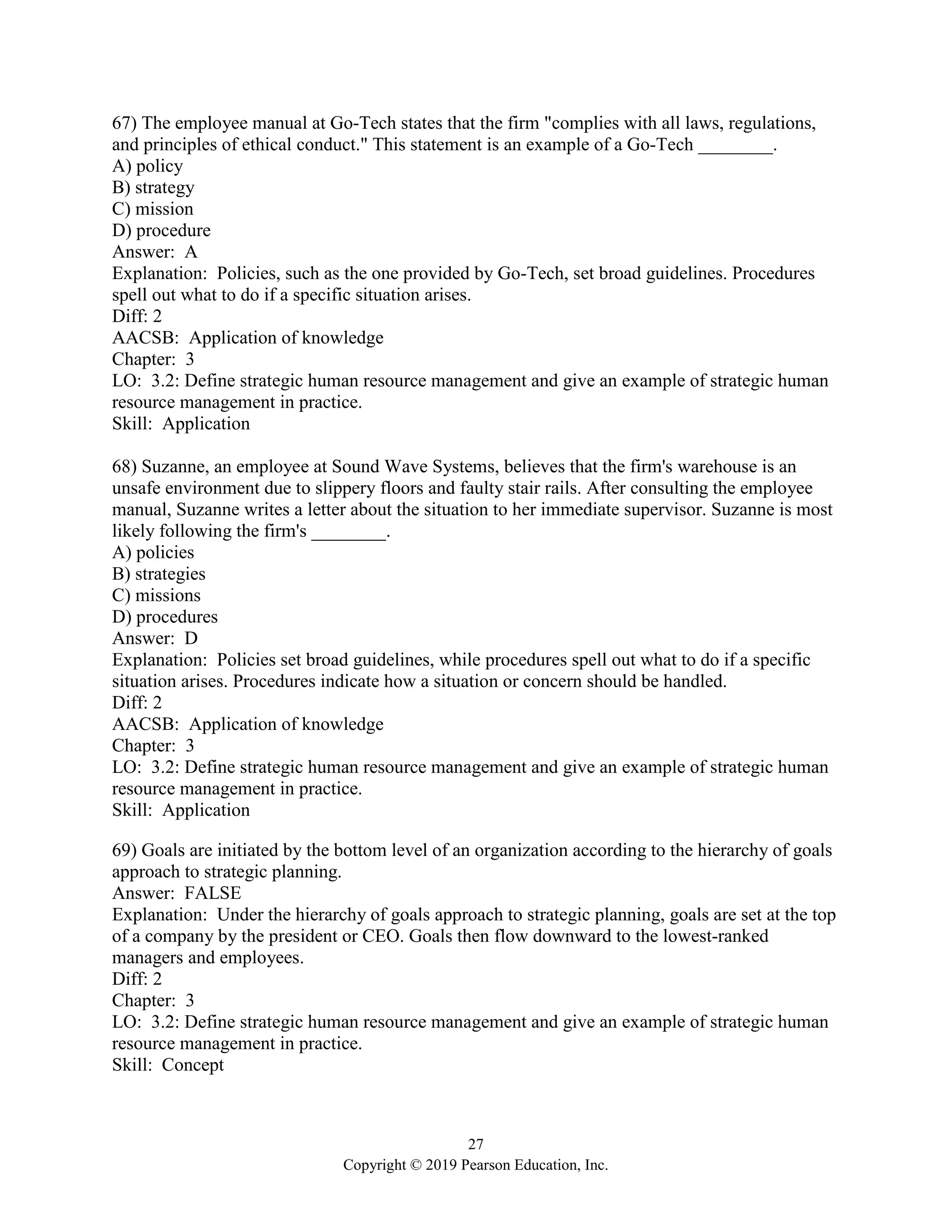 Fundamentals of Human Resource Management 5th Edition Dessler Test Bank ...