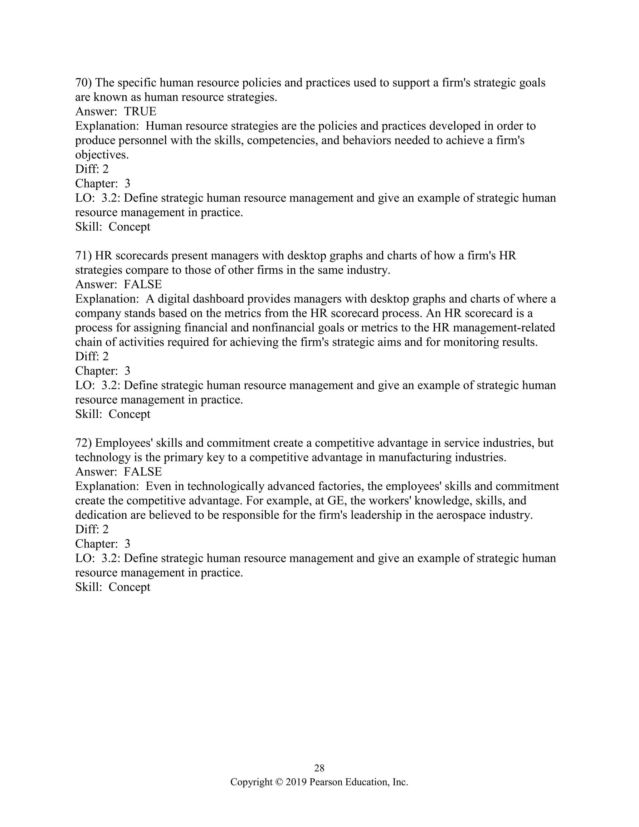 Fundamentals of Human Resource Management 5th Edition Dessler Test Bank ...