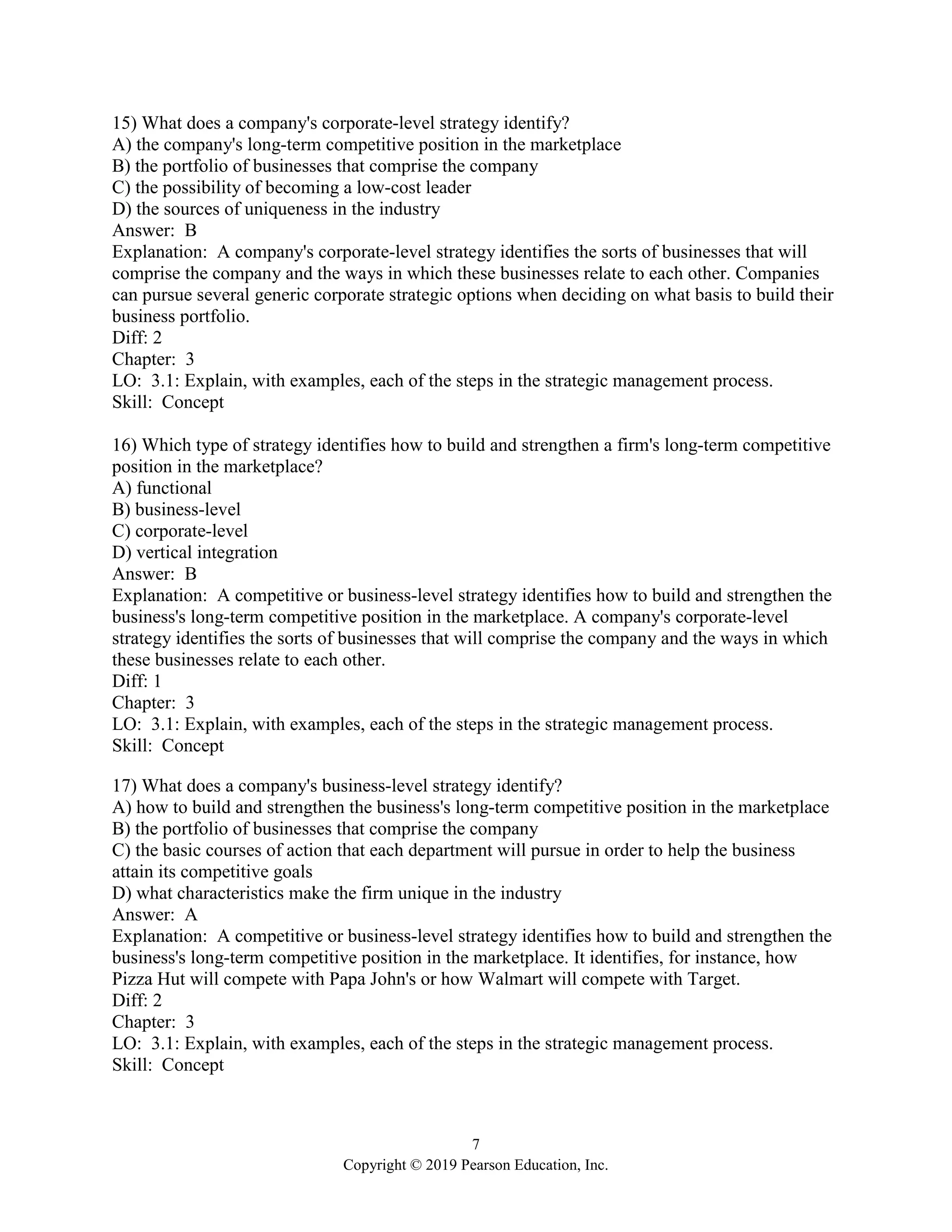 Fundamentals of Human Resource Management 5th Edition Dessler Test Bank ...