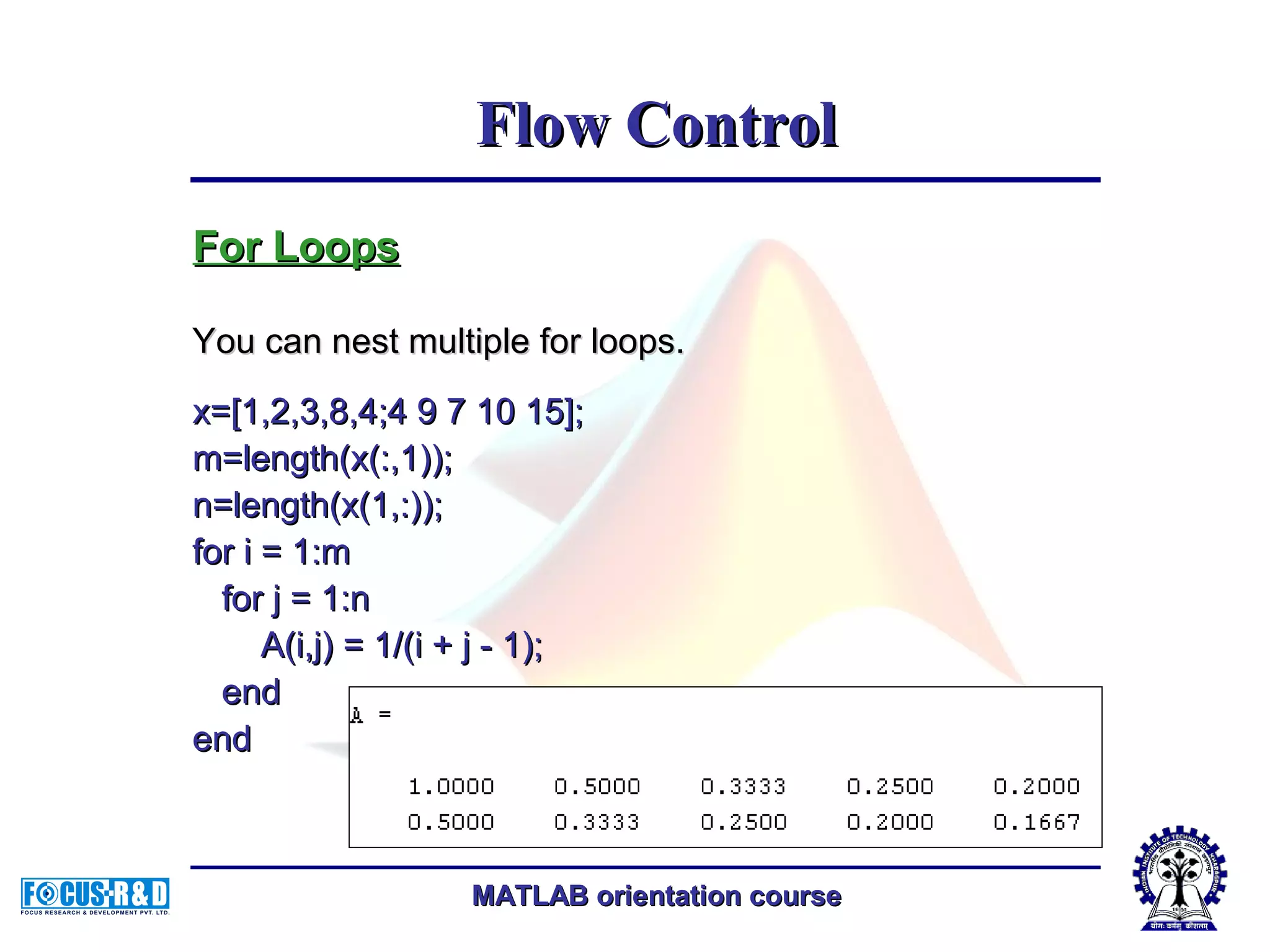 Fundamentals of matlab programming | PPT