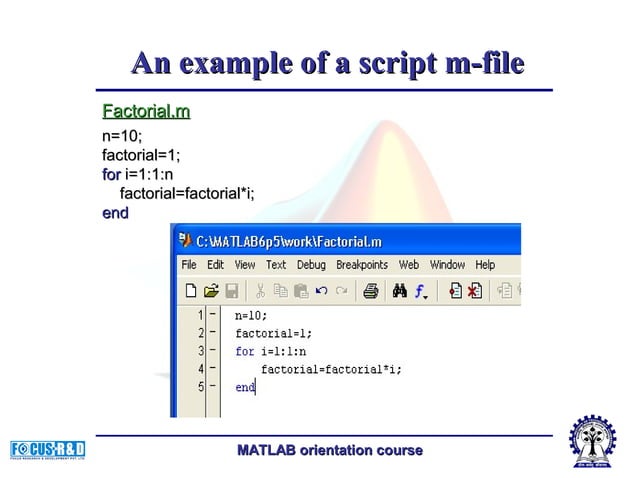 Fundamentals of matlab programming | PPT
