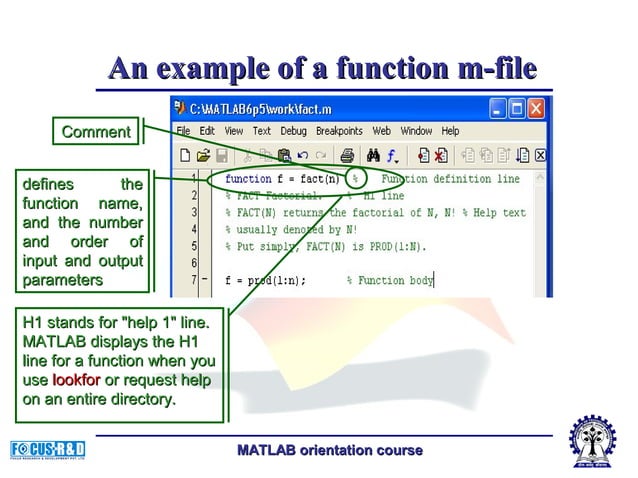 Fundamentals of matlab programming | PPT