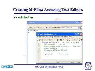 Fundamentals of matlab programming | PPT