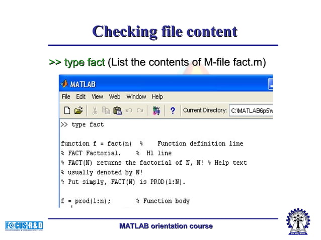 Fundamentals of matlab programming | PPT