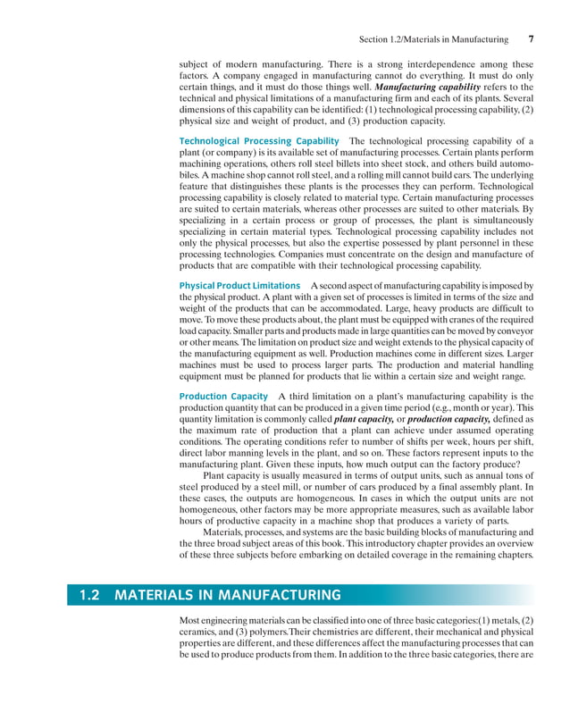 Fundamentals of Modern Manufacturing 4th edition by Groover | PDF