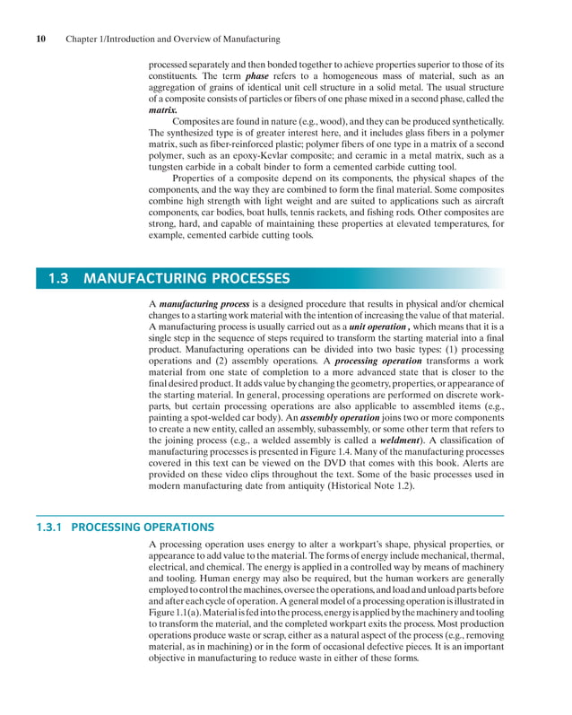 Fundamentals of Modern Manufacturing 4th edition by Groover | PDF