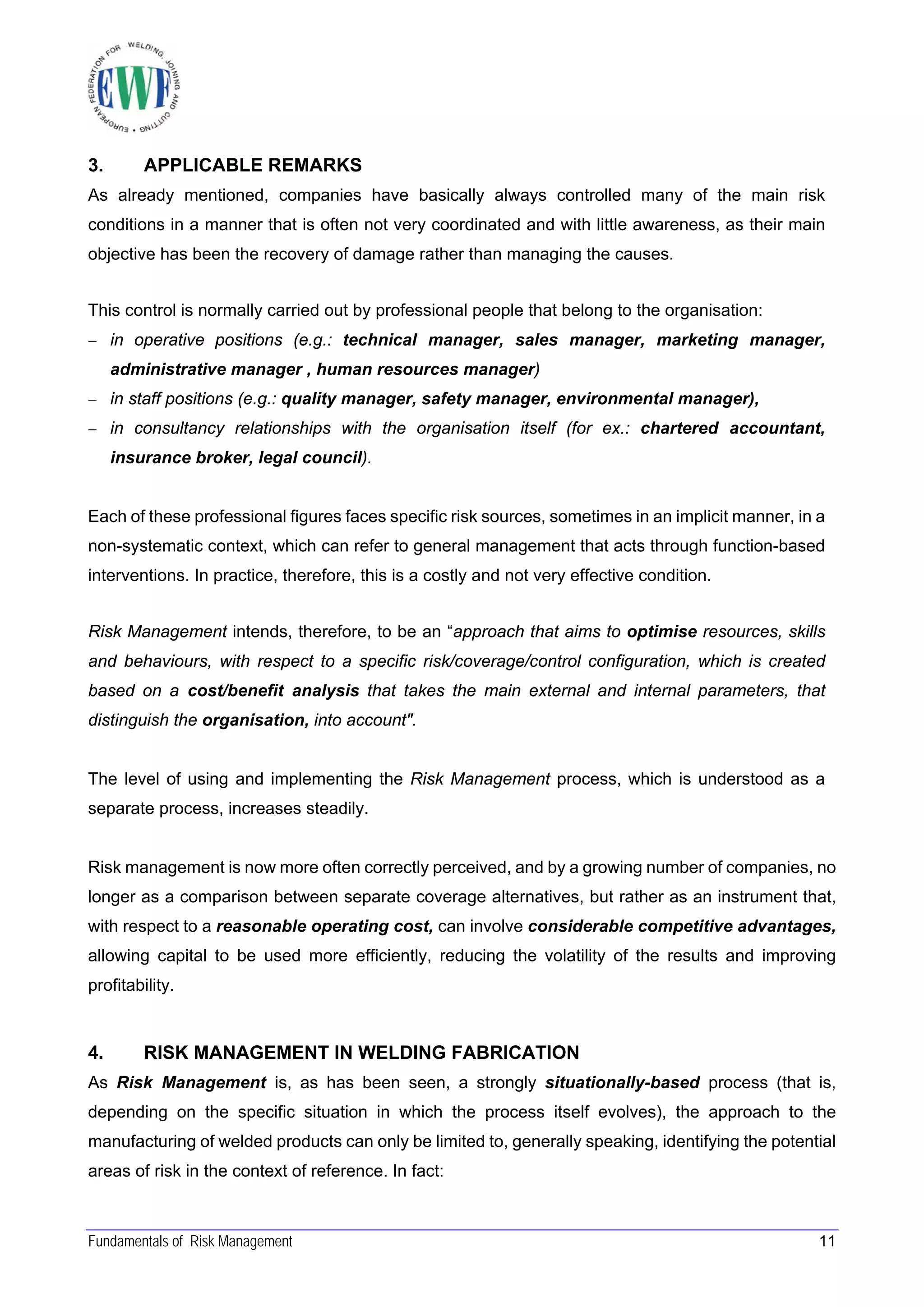 Fundamentals of-risk-management | PDF