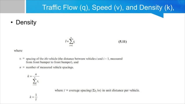 Fundamentals Of Traffic Flow And Queuing Theorypdf Physics Science