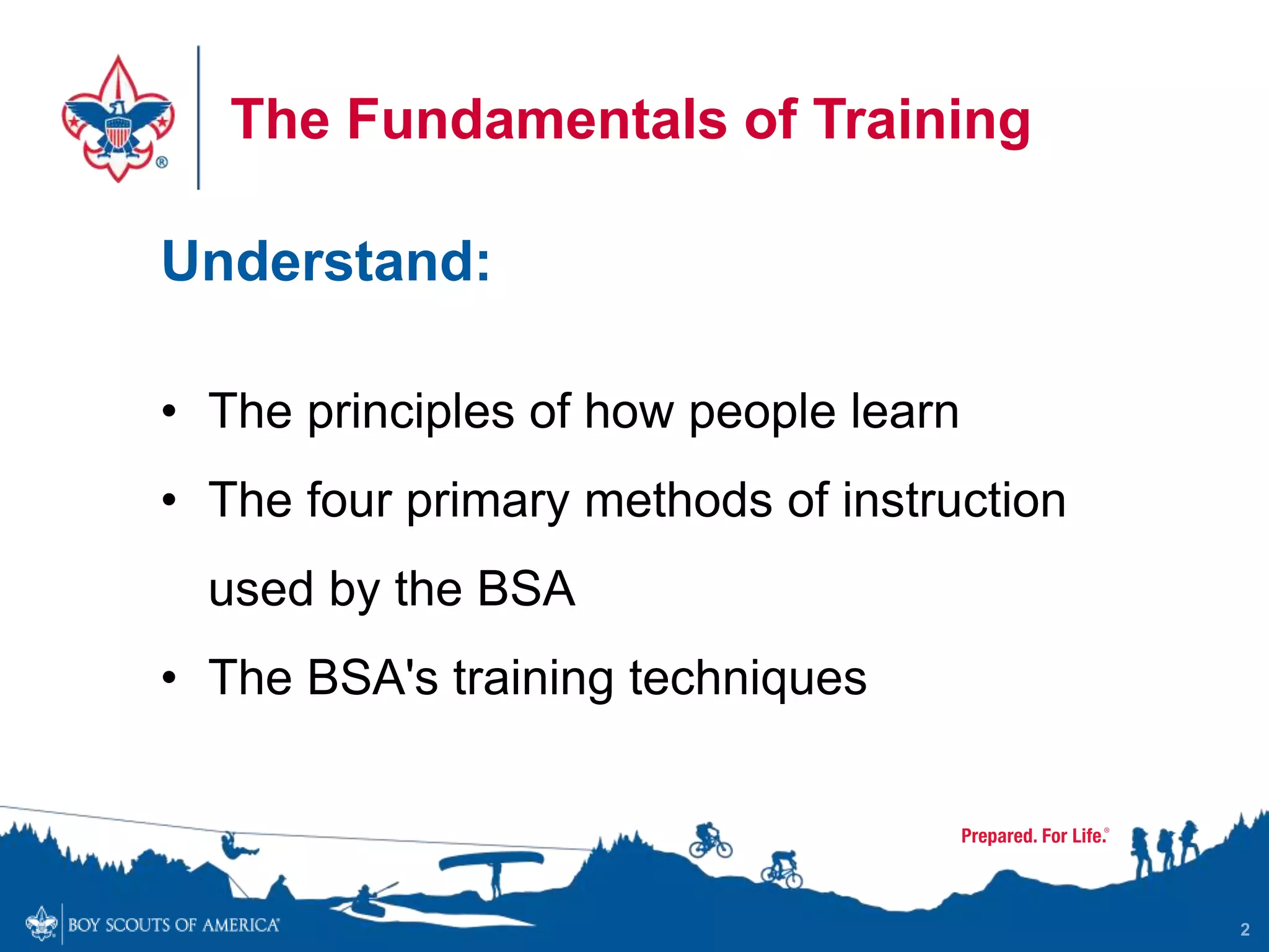 The Fundamentals of Training | PPTX