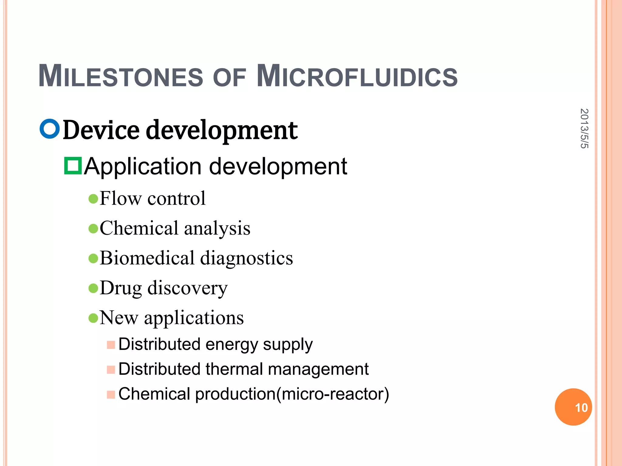 Fundamentals and applications of microfluidics - ch1 | PPTX