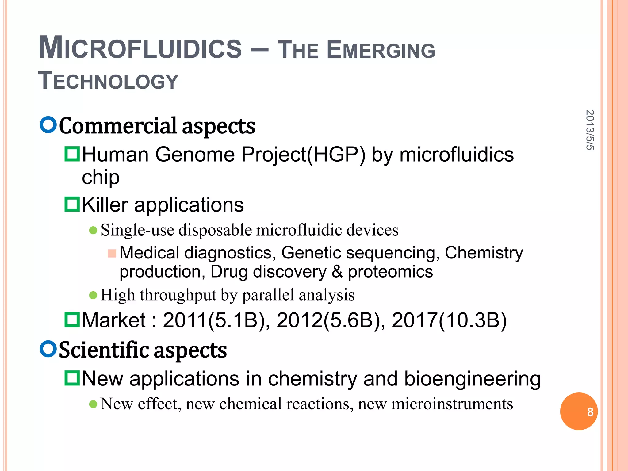 Fundamentals and applications of microfluidics - ch1 | PPTX