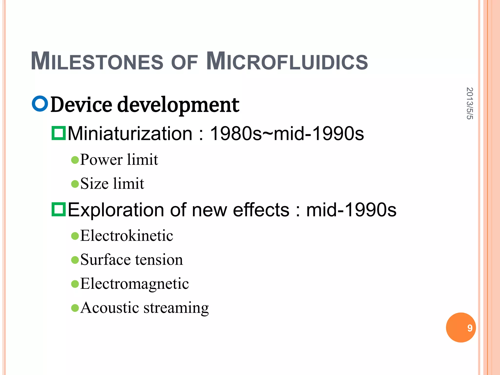 Fundamentals and applications of microfluidics - ch1 | PPTX
