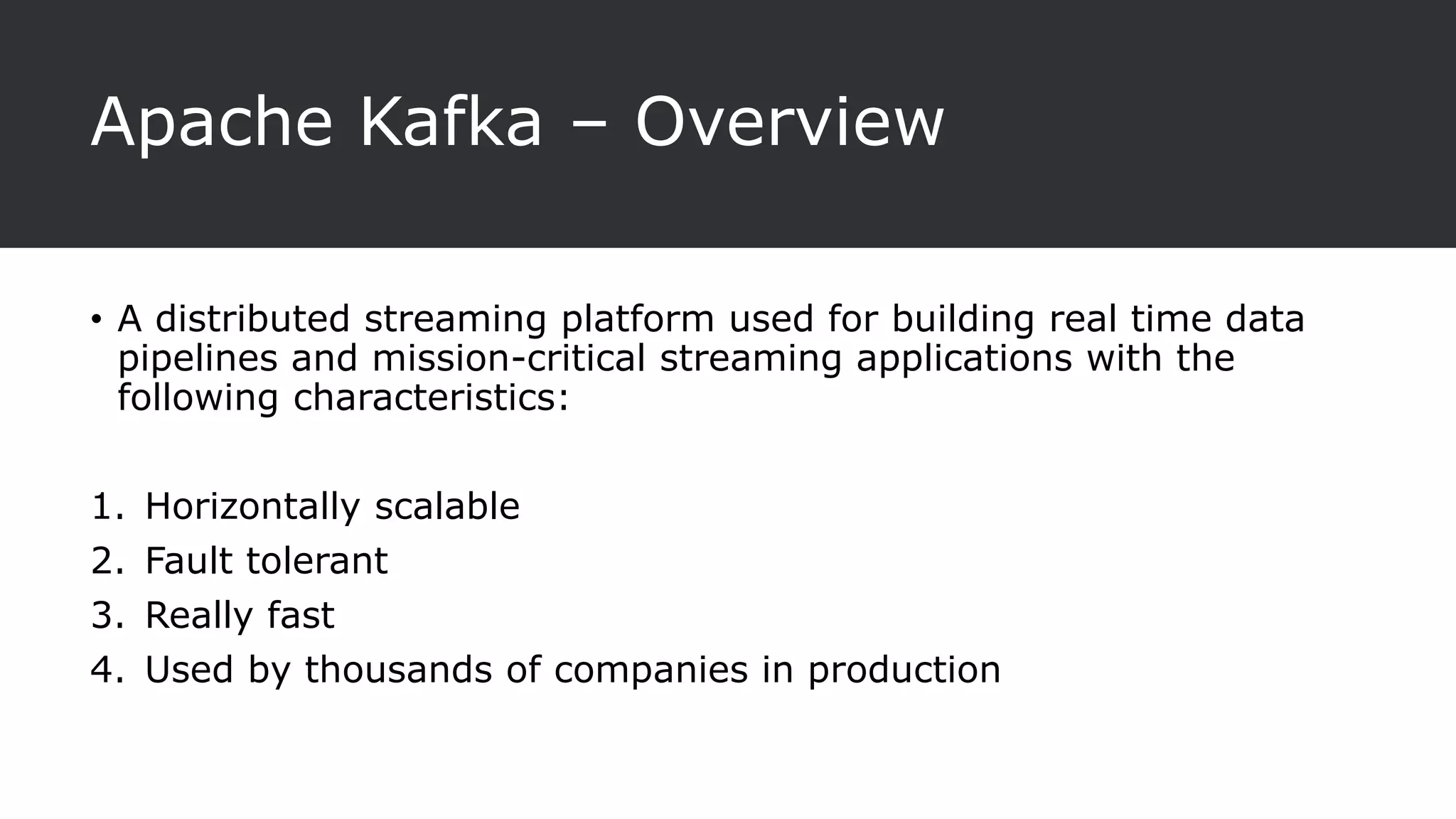 Fundamentals and Architecture of Apache Kafka | PPTX
