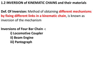 Fundamentals and types of mechanisms | PPTX