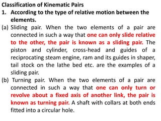 Fundamentals and types of mechanisms | PPTX