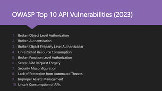 API Security Fundamentals | PPTX