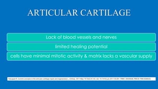 Fundamentals Cartilage Repair Surgery | PPTX