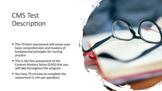 Fundamentals CMS Review-Nov 2021.pptxxxx | PPTX