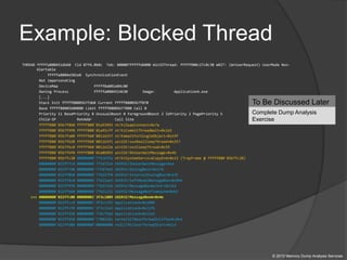 Fundamentals of Complete Crash and Hang Memory Dump Analysis | PDF ...