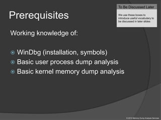 Fundamentals of Complete Crash and Hang Memory Dump Analysis | PDF ...