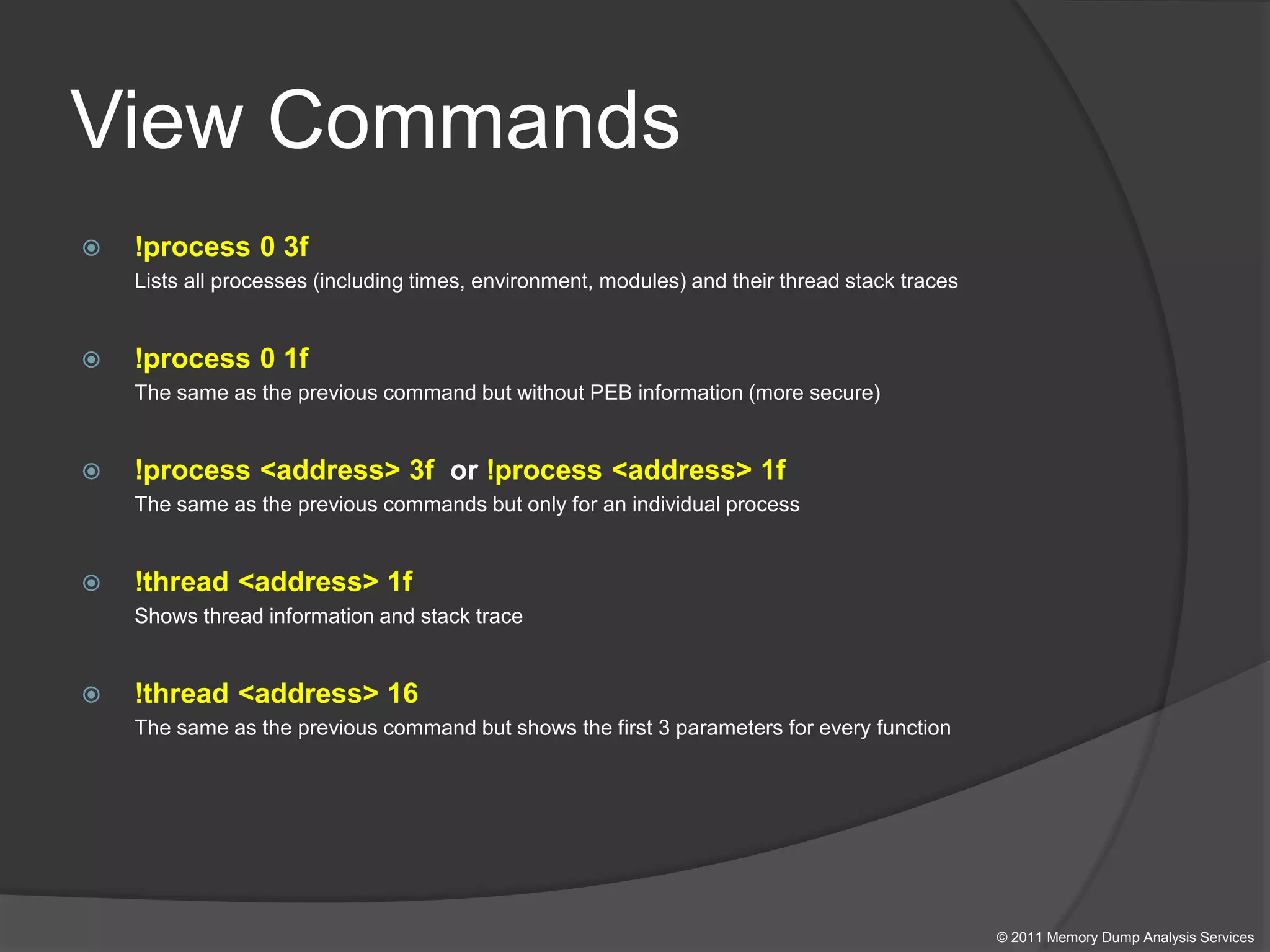 Fundamentals of Complete Crash and Hang Memory Dump Analysis (Revision 2) | PDF