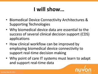 Fundamentals of Medical Device Connectivity | PPSX
