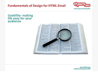 Fundamentals of design for HTML email | PPT