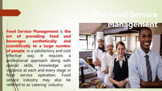 FUNDAMENTALS IN FOOD SERVICE OPERWATIONS | PPTX